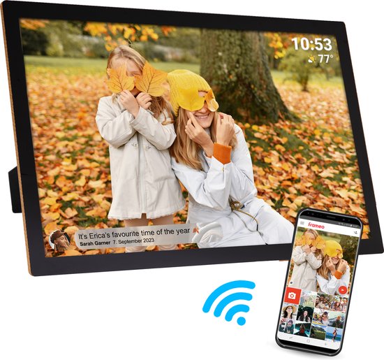 Denver Digitale Fotolijst 32 inch - XXL - Full HD - Frameo App ...