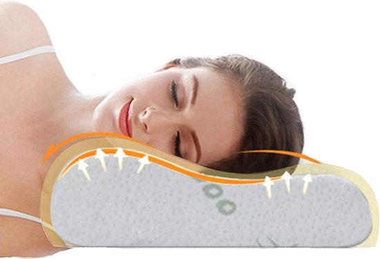 Upgrade Memory Foam Kussen - Orthopedisch Neksteunkussen voor Zijslapers - Rugslapers... | bol