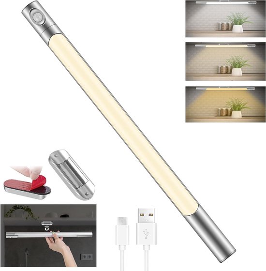 40 cm LED Light with Motion Sensor - 3500 mAh Battery - Undermount ...
