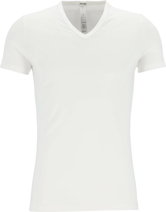 HOM - Classic T-Shirt (1-pack) - V-Neck - Wit - mannen - Maat L | bol