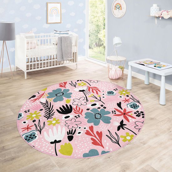 Kinderkamer Vloerkleed Rond Tapijt|Educatieve kindertapijten|Antislip ...