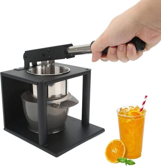 Hand Press Fruit Juicer Machine - Commercial Grade Manual Citrus Press ...