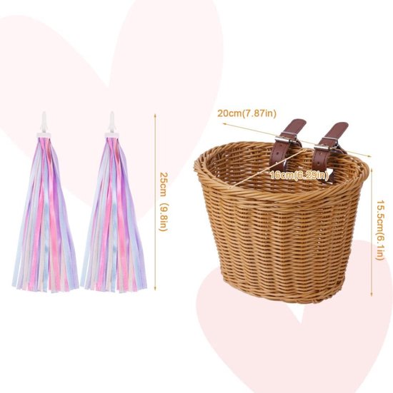 Equivera Fietsbak - Fietsmand - Fietskrat - Fiets Mand - Fietsmanden ...