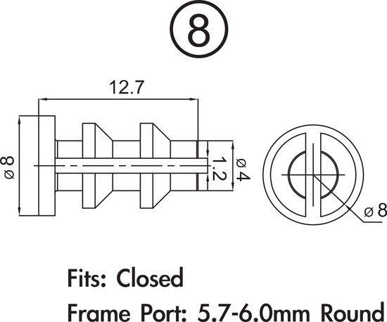 Frame Plug Pack - Shimano Di2 (10pcs) | bol