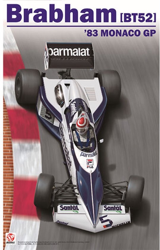 1:20 Beemax 20002 Brabham (BT52) '83 Monaco GP - Formula 1 Auto Plastic ...