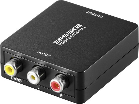 SpeaKa Professional AV Converter [Cinch - HDMI] 1920 x 1080 Pixel | bol