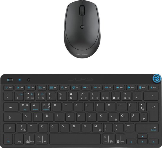 Draadloos Toetsenbord en Muis Bundle - Bluetooth Multi-Device Toetsenbord met... | bol