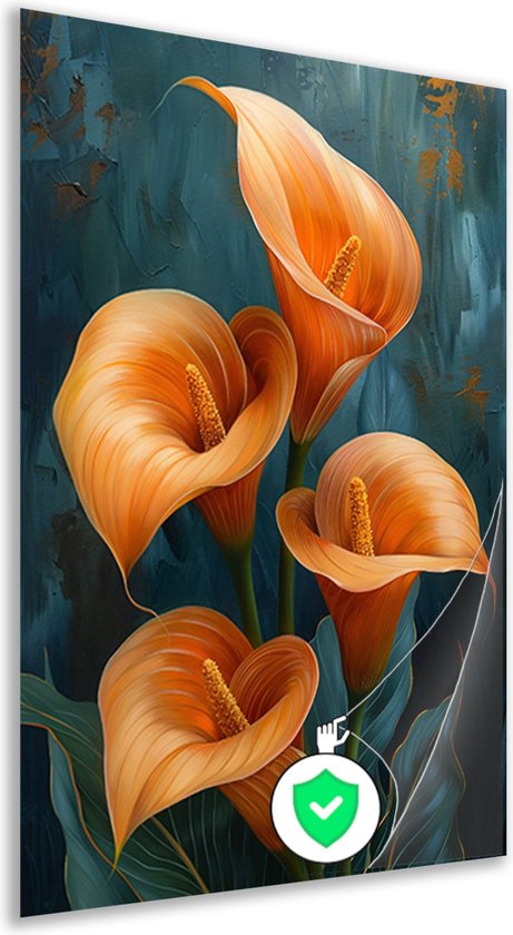 Bloemen poster - Natuur poster - Posters Bladeren - Wanddecoratie ...