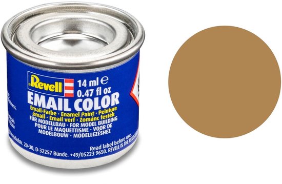 Revell #88 Ochre Brown - Matt - RAL1011 - Enamel - 14ml Verf potje | bol