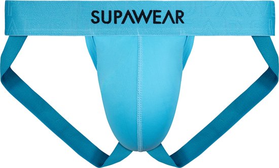 SUPAWEAR Neon Jockstrap Neon Blue - MAAT XL - Heren Ondergoed - Jockstrap voor Man -... | bol