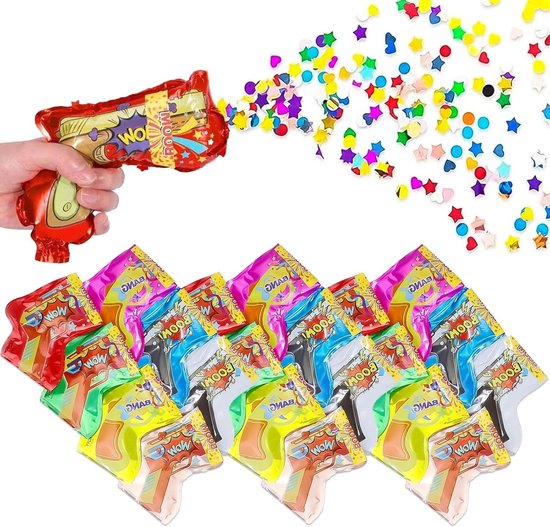 Trankielo - Feest Confetti Kanon - Stervormige Confetti - Pack van 50 ...