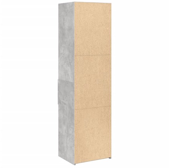 vidaXL Houten Kast - Hoge Kast - Hoge kast 50x42,5x185 cm bewerkt hout ...