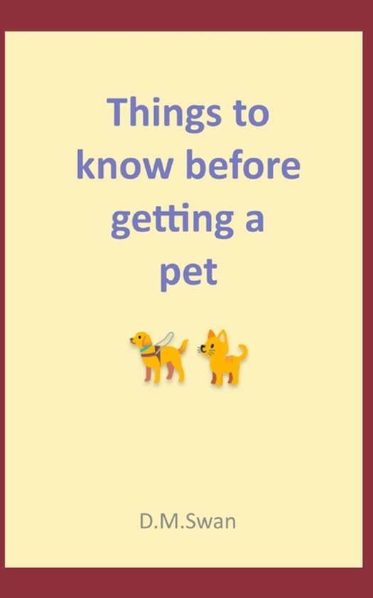 Things to know before getting a pet, Darko Miljkovic Swan ...