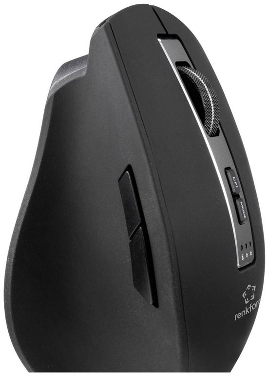 Renkforce RF-WM-300 Ergonomische muis Bluetooth, Draadloos Optisch ...