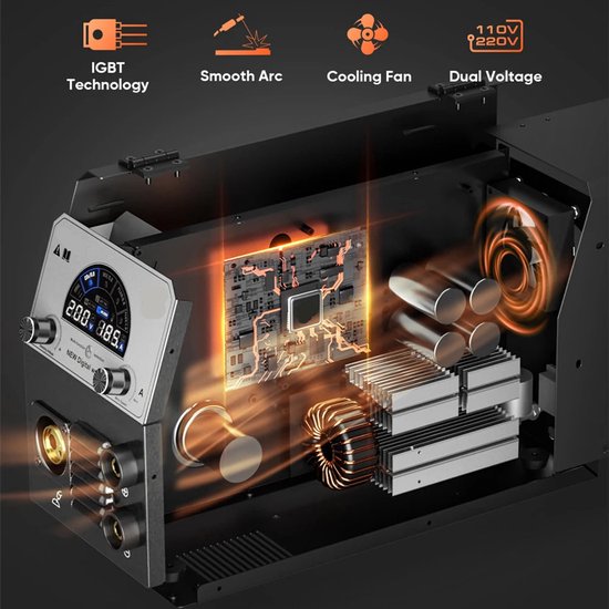 4 in 1 - Lasmachine - Gas MIG Lasmachine - Lasapparaat - Digitaal ...