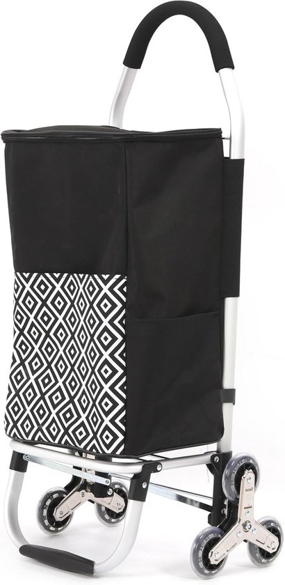Boodschappentrolley 44 liter met koelvak en inklapbaar design ...