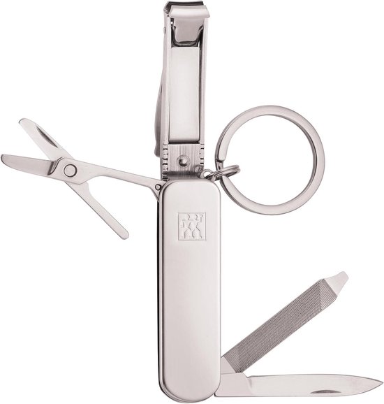 Multi Tool Manicure Pedicure (Keyring with Nail Scissors Nail Clipper ...