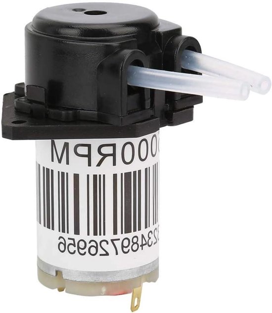 6V Miniatuur Stille Peristaltische Pomp - Zwart Modern Metaal voor ...