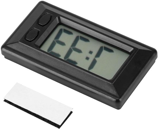 Digitale LED-klok met groot LCD-display - Elektronische klok met datum ...