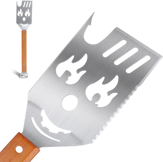 Multifunctionele 8-in-1 Grillspatel voor Barbecue - Inclusief ...