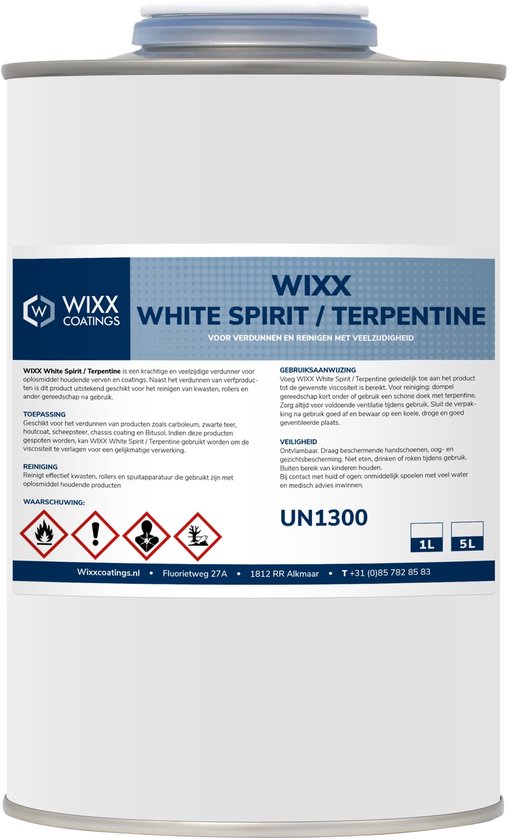 Wixx White Spirit / Terpentine - 1L - | bol