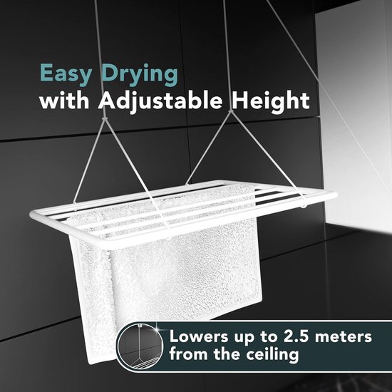 Kledinghanger 70x50cm 56m Droogoppervlak 25m Mini Verticaal Opvouwbare ...