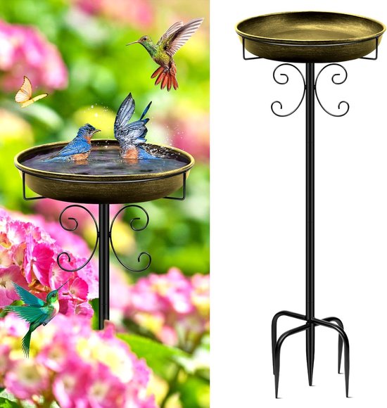 Vogelbad op voet - Vogelbad - Vogelbadjes buiten - Vogelbad op pin ...