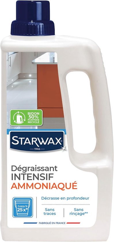 Ontvettingsreiniger met Ammoniak - 1 Liter voor Intensieve Reiniging | bol