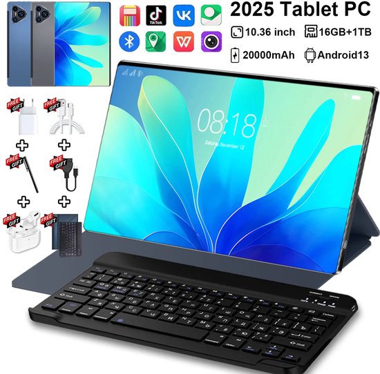 2025 Originele Nieuwe P70 Pro Tablet 10.36 Inch Android 13 Snapdragon ...