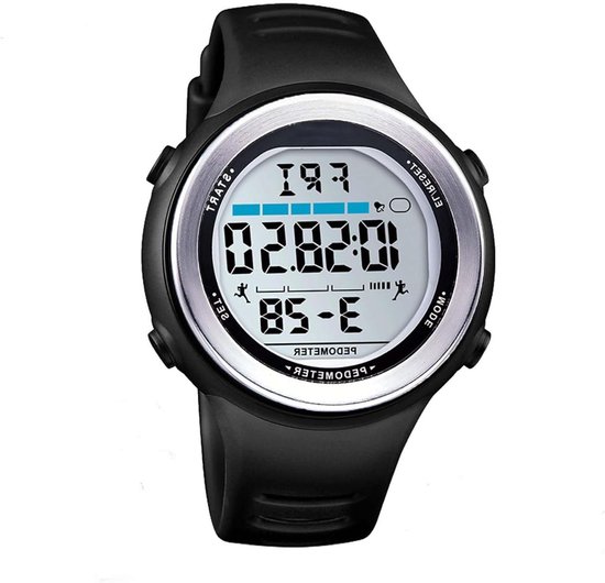 Stappenteller horloge zonder app - polshorloge met stappenteller ...