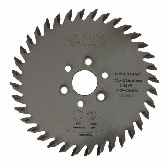 (M) Saw blade D=120 F= 20 Z=36 K/P=4,0/2,8 ALT PH: 3/4,5/35RH + 3/4,5 ...