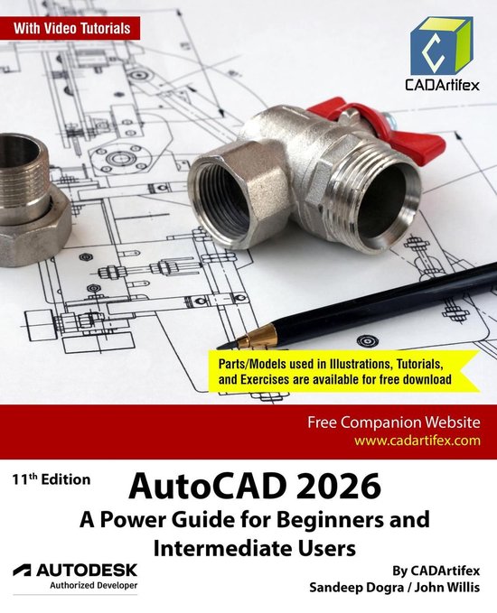 AutoCAD 2026: A Power Guide for Beginners and Intermediate Users (ebook), Sandeep... | bol