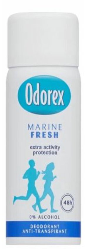 Odorex Deodorant Spray Mini Marine Fresh - 6 x 50 ml ...