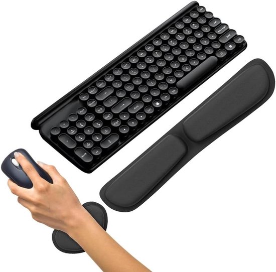 Ergonomische Polssteun Set voor Toetsenbord en Muis - Ontlasting van de ...