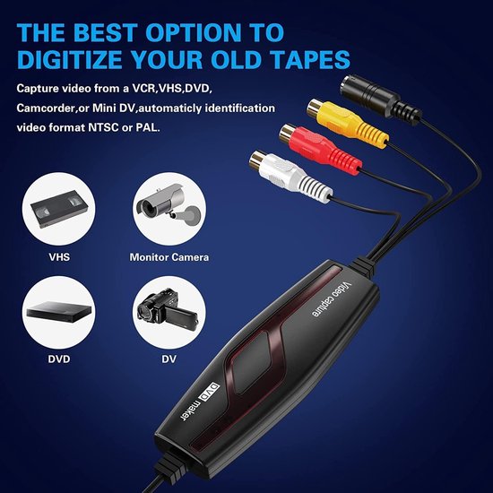 Vhs Videorecorder - Videobanden Digitaliseren - Vhs speler | bol