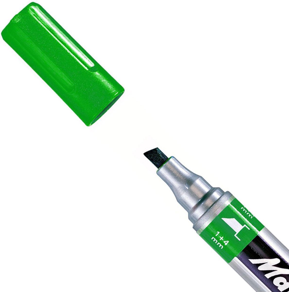 Stabilo Mark-4-All 653 marker, beitel punt groen | bol.com