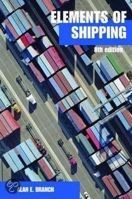 Elements of Shipping | 9780415362863 | Alan E. Branch | Boeken | bol.com