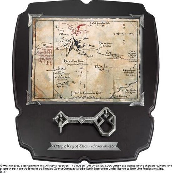 The Hobbit Replica 1/1 Thorin´s Oakenshield´s Map & Key Deluxe | bol