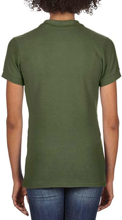 Gildan Dames Premium Katoen Sport Dubbele Pique Polo Shirt (Marine ...