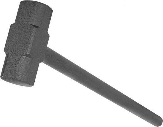 Gorilla Sports Gewichthamer - Sledge Hammer - Fitnesshamer - Gietijzer ...
