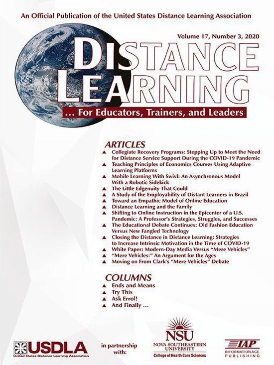 Distance Learning Journal 3 - Distance Learning (ebook) | 9781648024023 | Boeken | bol.com
