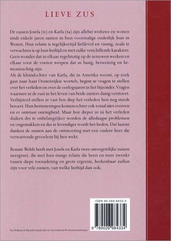 Lieve Zus, R. Welsh | 9789026984334 | Boeken | bol
