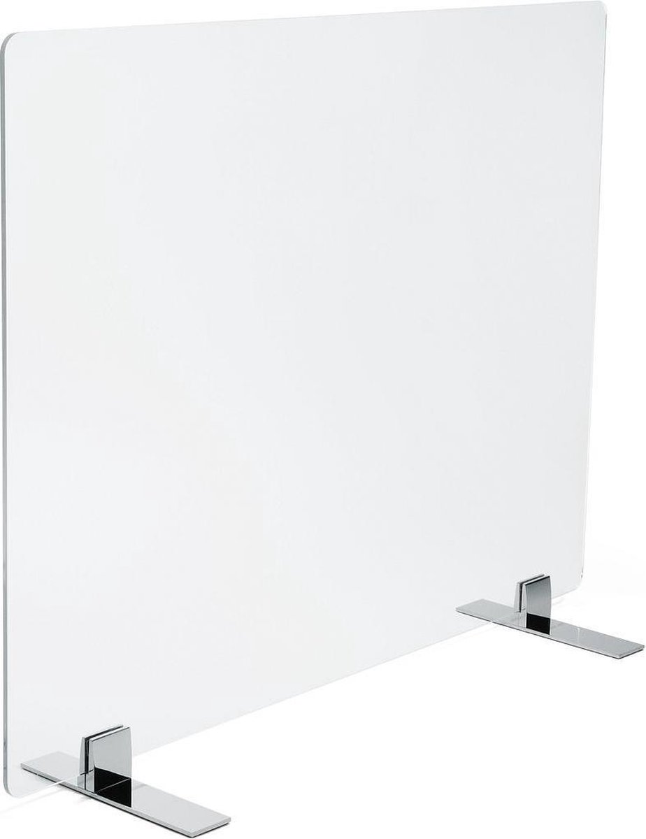 Paravent de bureau Design 1200 x 750 x 4 - Base de table MILO en acier ...