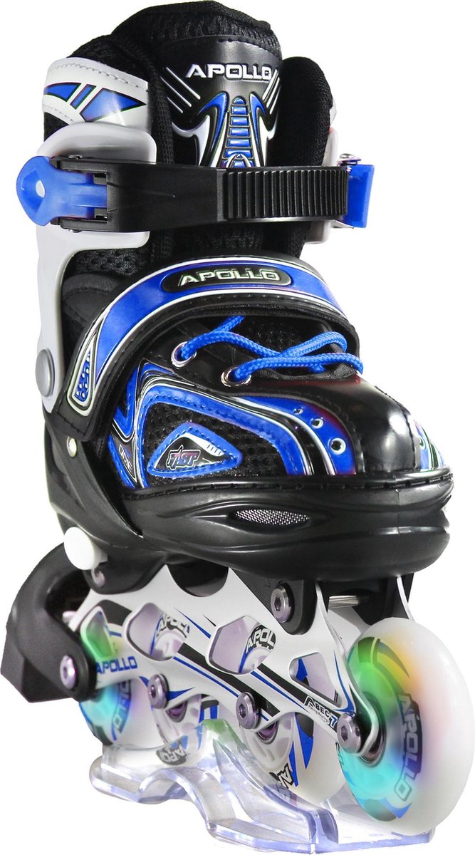 Apollo Verstelbare inline skates Super Blades LED | bol.com
