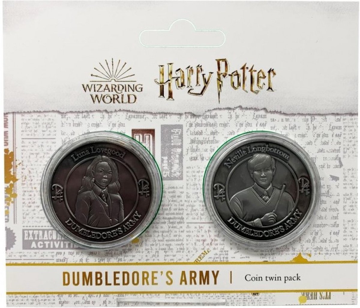 HARRY POTTER - Dumbledore's Army - Coin Set - Neville and Luna | bol.com