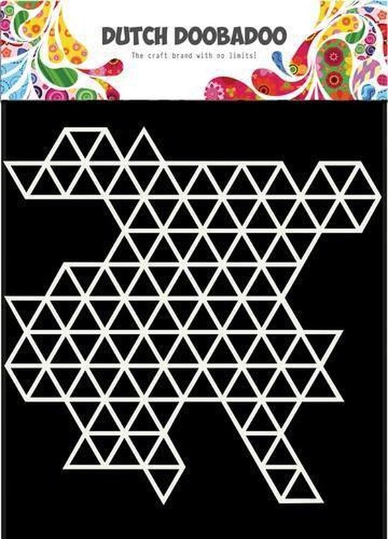 Dutch Doobadoo Dutch Mask Art 15x15cm driehoek patroon 470.715.612 ...