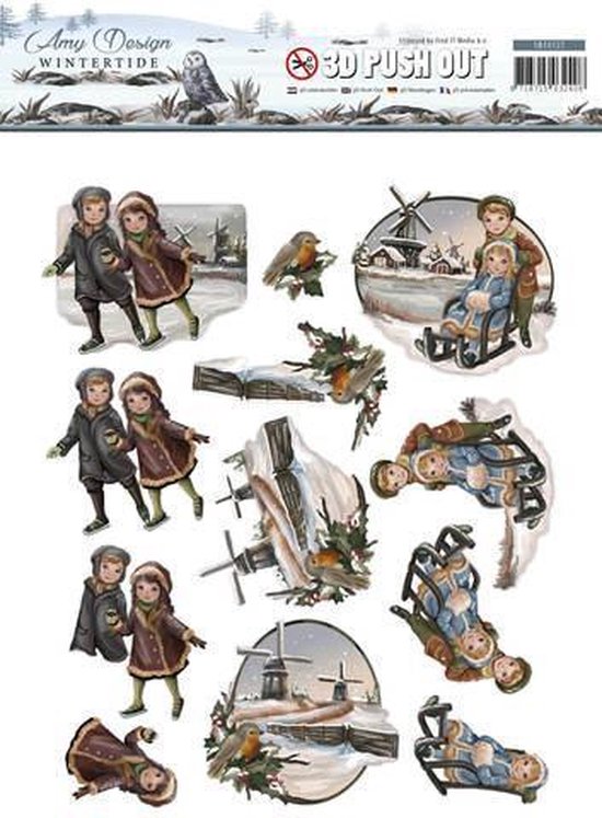Nr. 3 Wintertide 3D-Push-Out Amy Design | bol