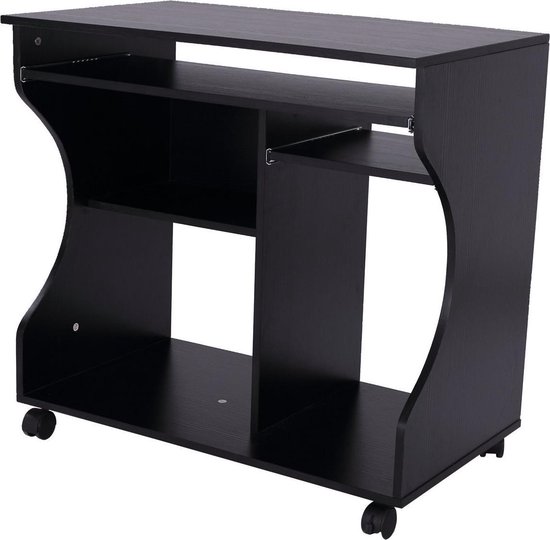 Nancy's Newcastle Bureau - Computertafel - Op Wieltjes - Opbergruimte ...