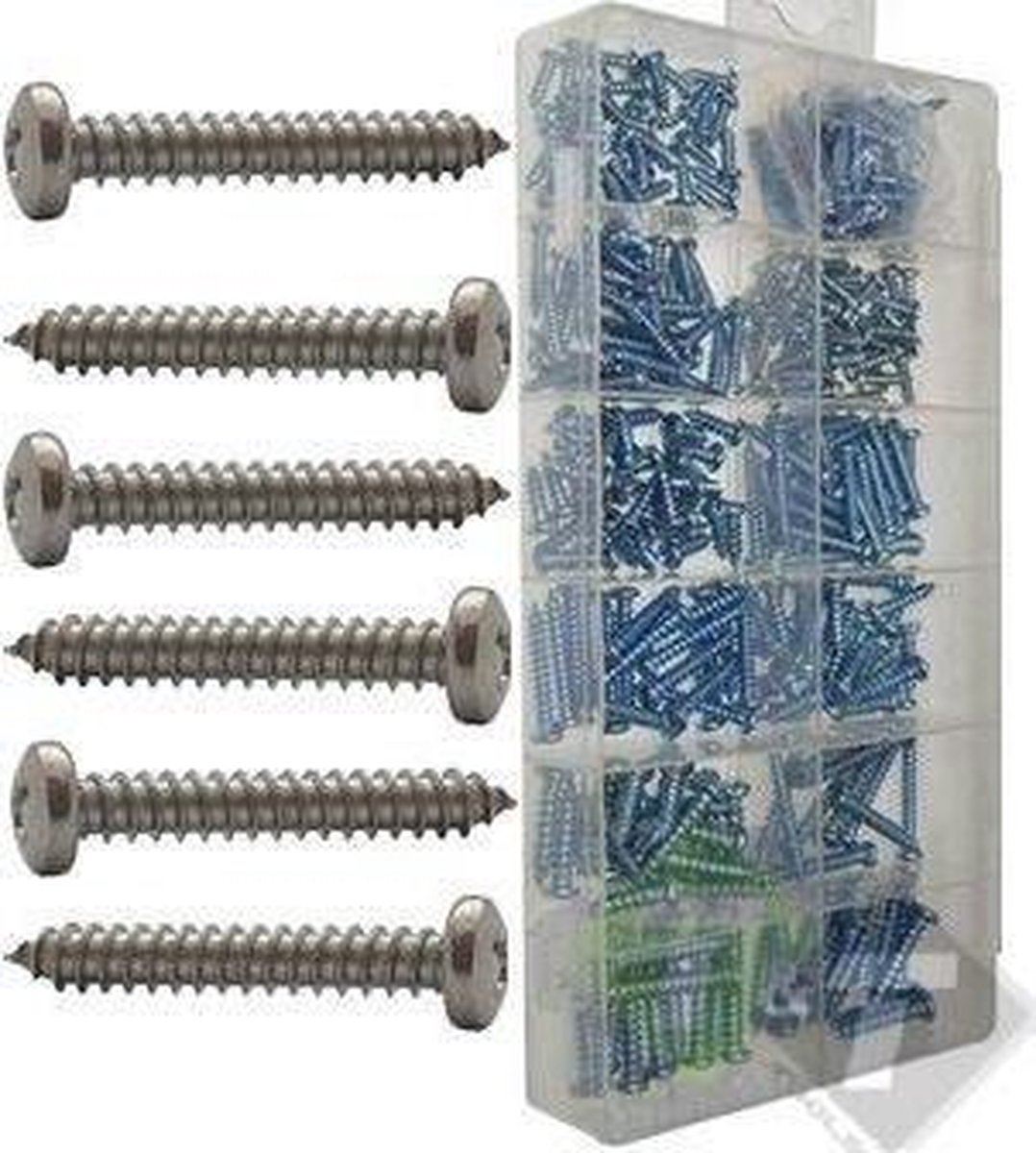Parker assortiment, 175 delig, verschillende maten Parkerschroeven ...