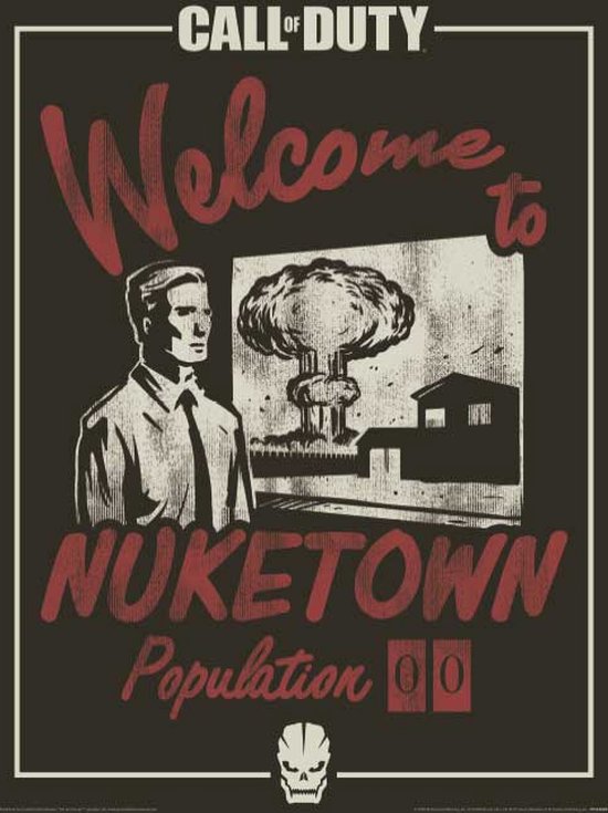 Call of Duty Nuke Town Art Print 30x40cm | bol.com